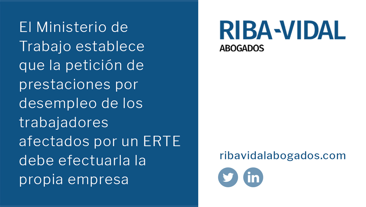 Notas informativas – Riba-Vidal Abogados